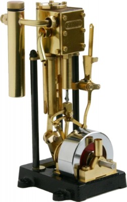SAITO steam engine for the model ship T1DR-L (Single Long stroke) New ...