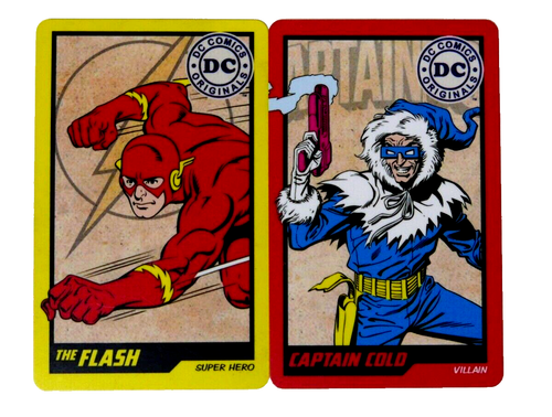 DC Comics Super Hero Coin Pusher Cards Incl Flash Captain Cold | eBay