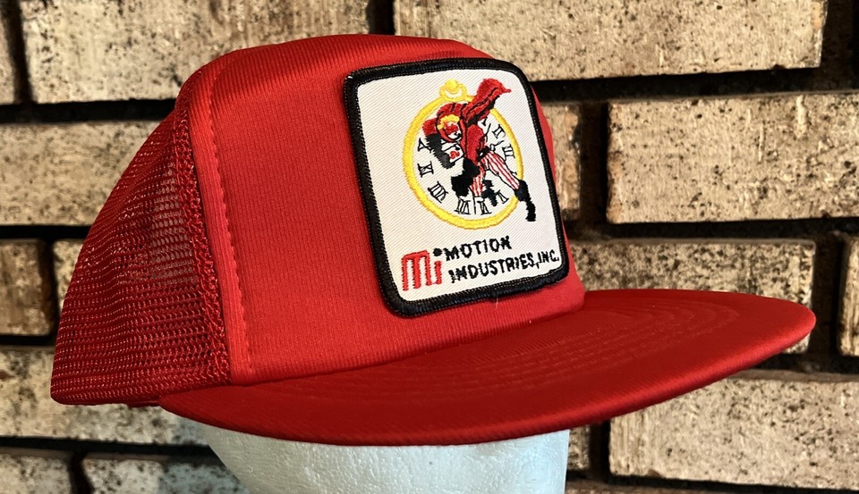 Motion Industries Mesh & Foam SnapBack Embroidered Logo Patch hat cap ...