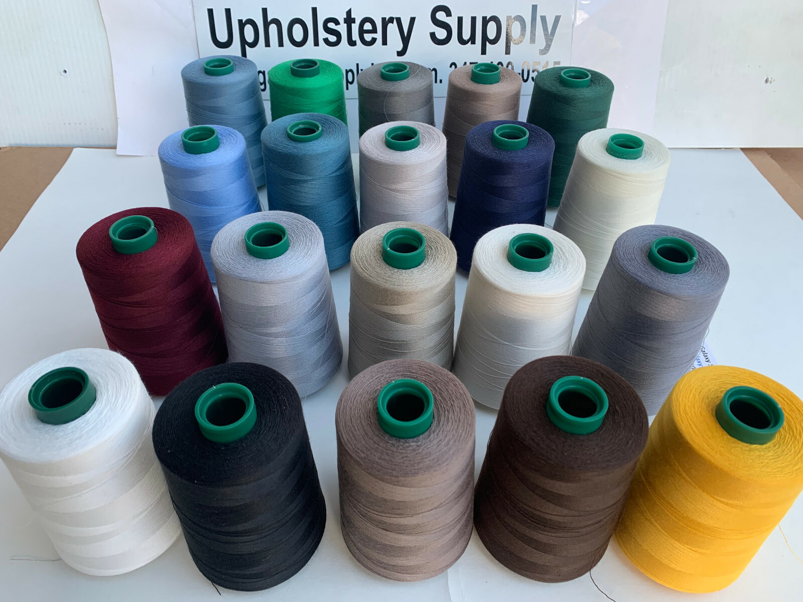 TEX-70 Bonded Nylon #69 Upholstery Thread , 16 oz- Nickel , for 2 ...