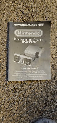 Nintendo Classic Mini Instruction booklet | eBay