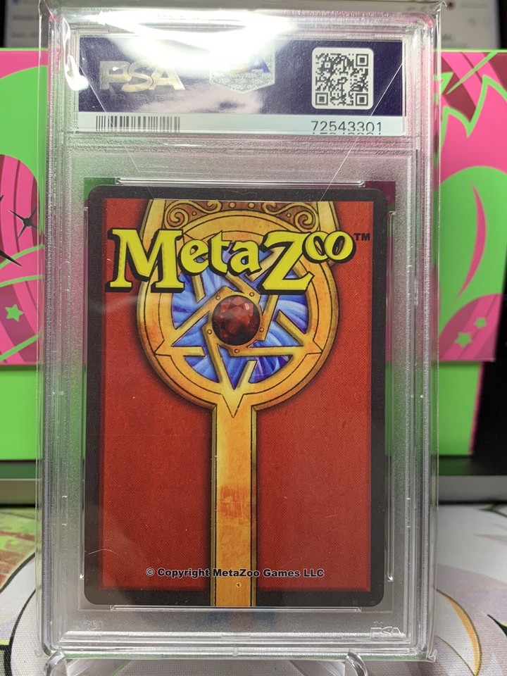 MetaZoo Lightning Aura Wilderness Playtester 140/165 PSA 10 Low Pop! 1/ ...