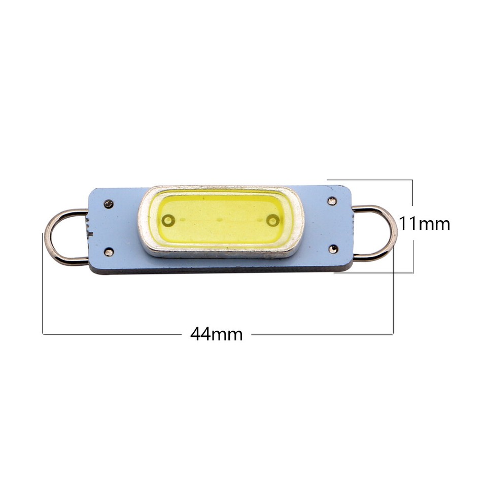 4Pcs 561 562 212-2 LED 44mm COB Rigid Loop Festoon LED Light Car ...