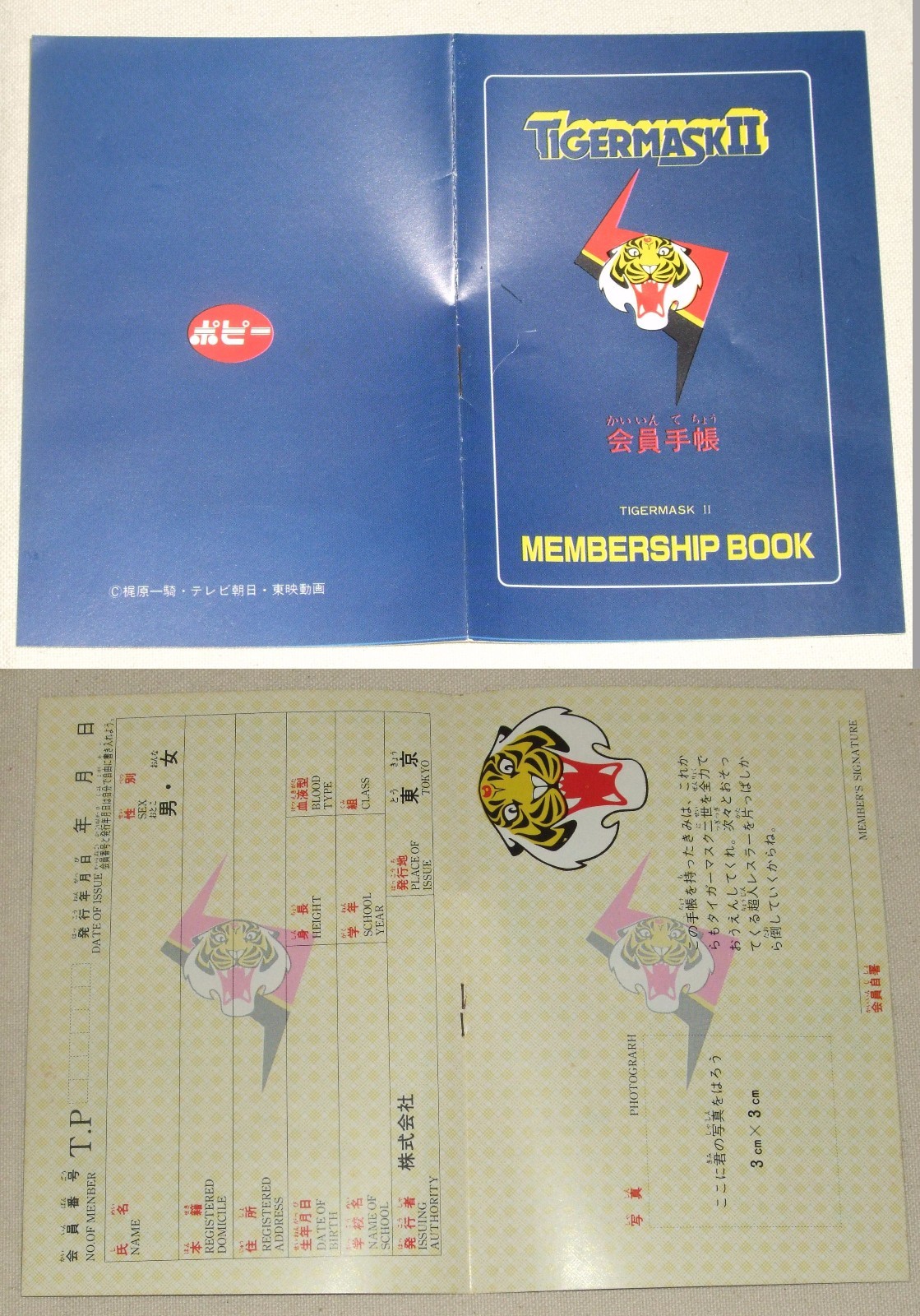 Tiger Mask 2 II Masking Champion w/Box 14.2" 36cm Figure Dolls Popy ...