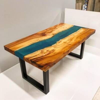 152cm x 76.2cm Epoxid Harz Holz Table Top Heim Dekor Möbel | eBay.de