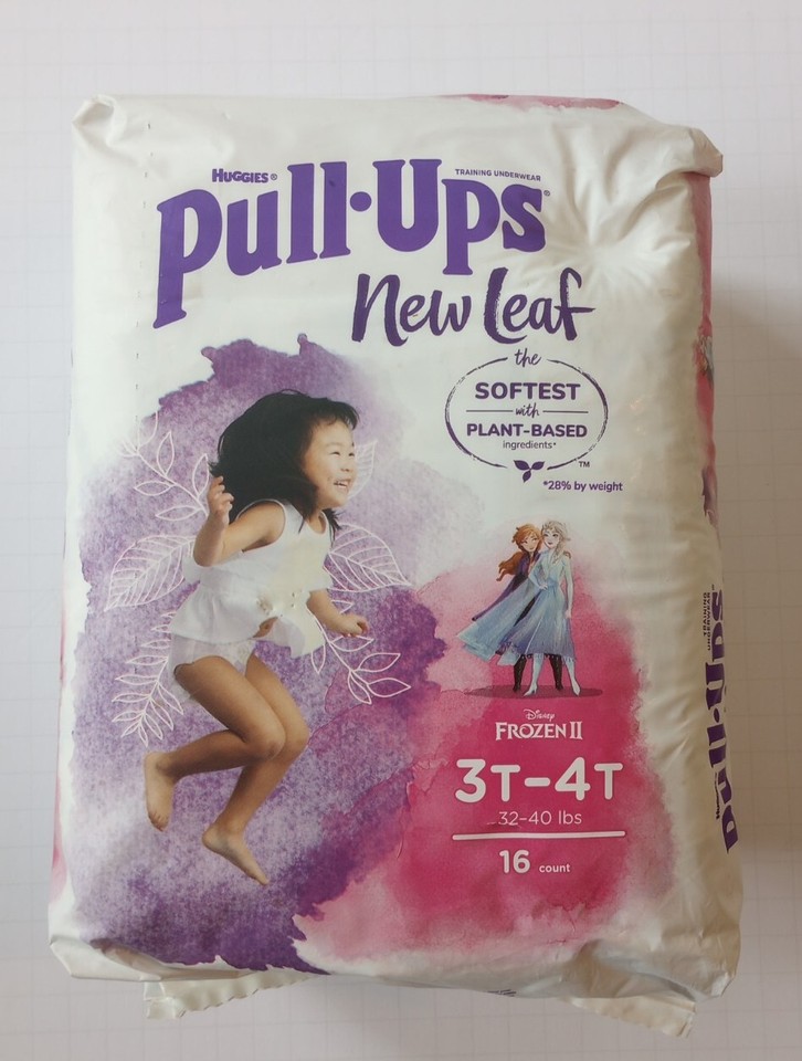 Huggies Pull-Ups New Leaf Girls 3T-4T Training Pants 16 Count Frozen II 32-40lbs 36000530339| eBay