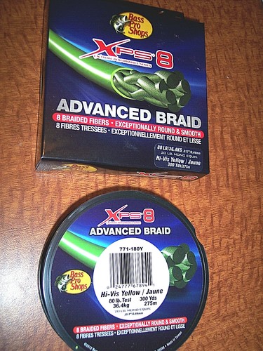80 lb Fishing Line XPS Advanced Braid 300 yd Extreme Performance ...