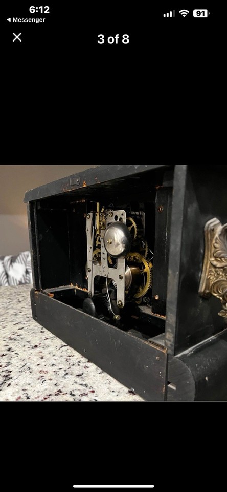 Clock Antique William Gilbert Mantle Clock Wood | eBay