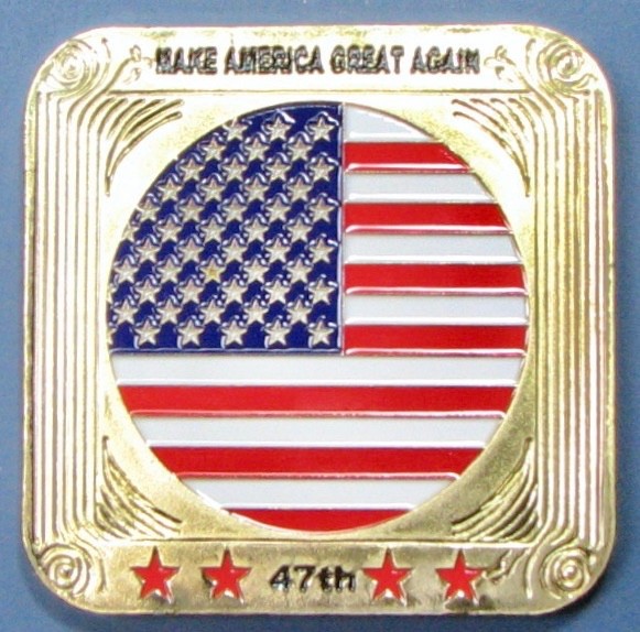 Donald Trump 2024, Never Surrender. Challenge Coin. 1.50". 97B. | eBay
