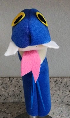 Baby Einstein Inspired Blue Iguana/Bearded Dragon Puppet. Fun. Cute ...