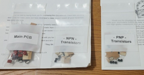 Bose 901 series IV 4 equalizer restoration kit repair service recap ...