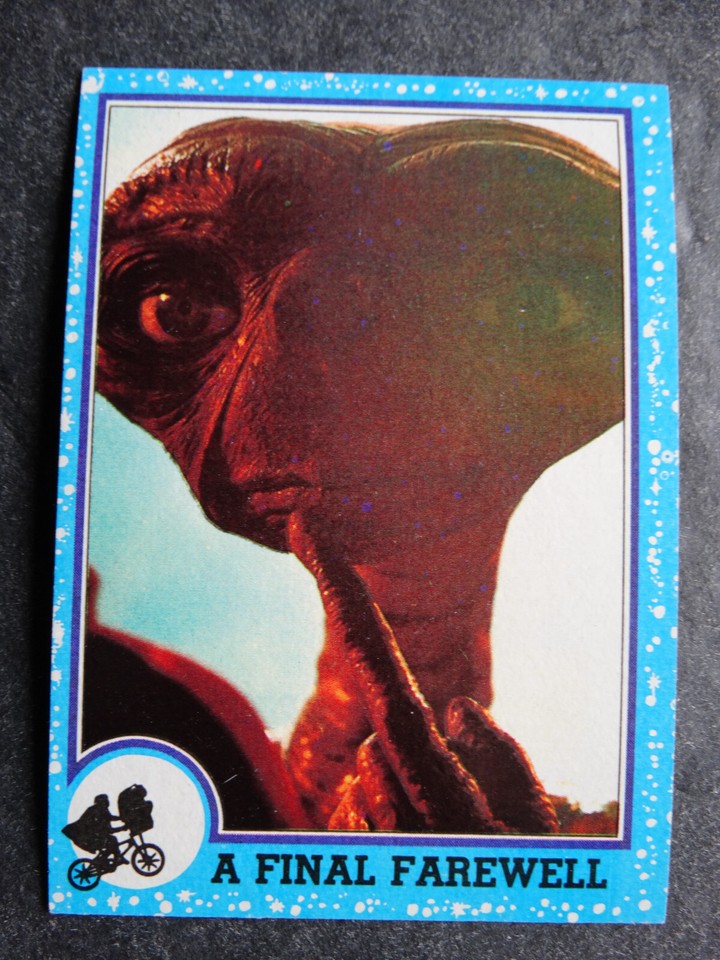 1982 Topps E.T. The Extra Terrestrial Trading Card Complete Your Set U ...