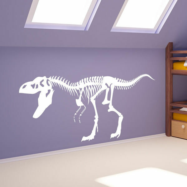 Tyrannosaurus T-Rex Dinosaur Skeleton Wall Art Sticker Decal X-Large ...