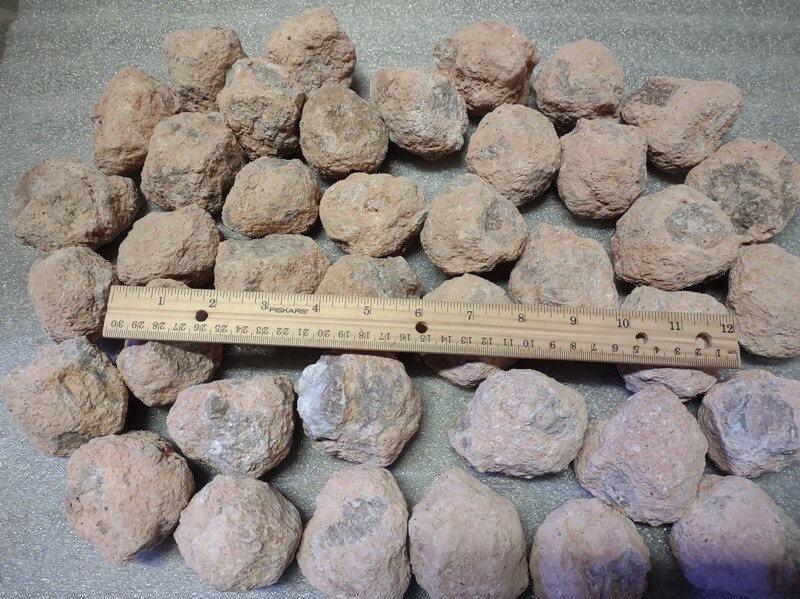 Bulk Wholesale 15 Lbs Mine Run Sonora Crystal Geodes & Nodules, 2-2.25 ...