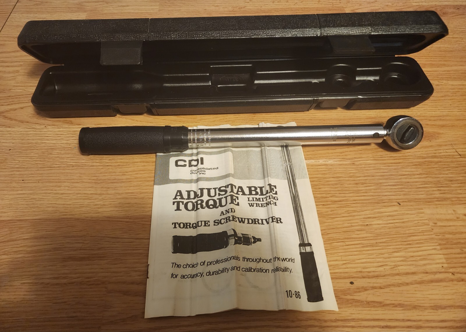 CDI Adjustable Torque Wrench-Model 752mfrmh (New Condition) | eBay