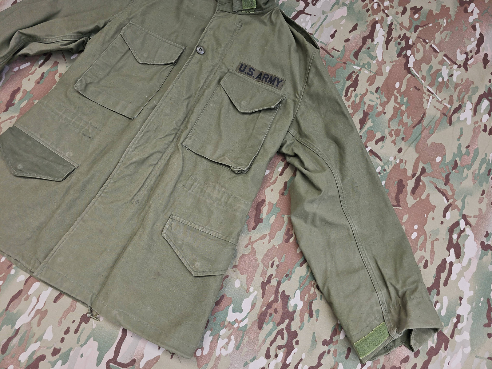 🇺🇸GENUINE USGI 1980 US Army OD Green M65 Cold Weather Field Jacket Coat ...