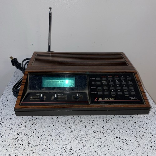 Vintage Old Tech Regency Z45 Police Scanner Radio w/ Owner’s Manual ...