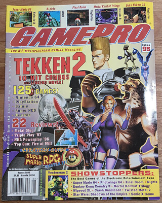 GamePro Magazine No. 95 August 1996 Volume 8 Number 8 Tekken 2 | eBay