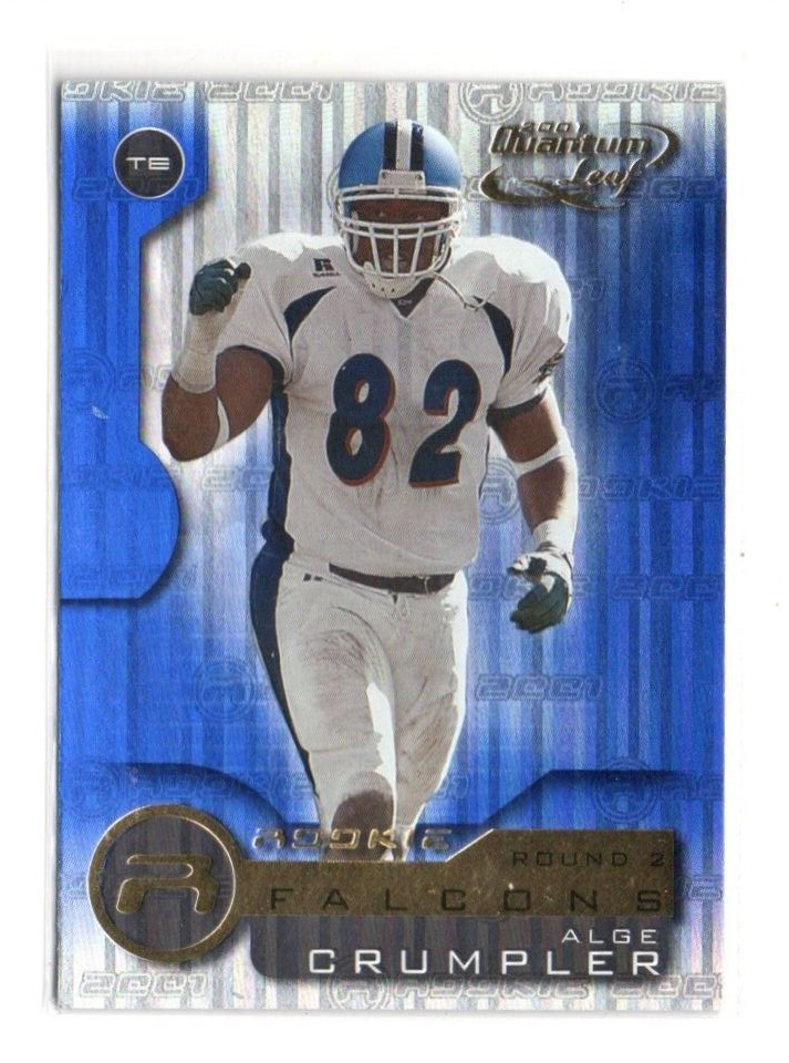 Alge Crumpler 2001 Quantum Leaf 🏈 #242 Rookie RC Atlanta Falcons | eBay