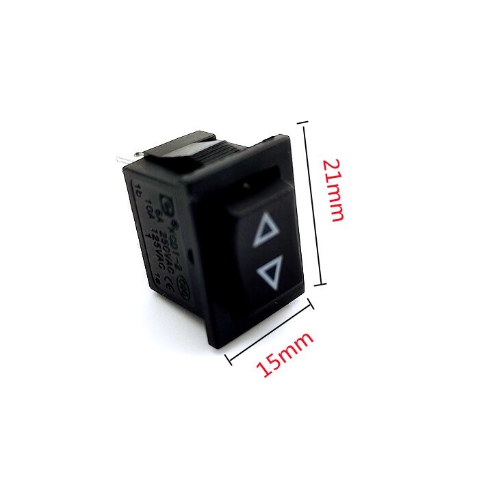 5x Mini Momentary Rocker Switch 3-Pin Spring Hoist Window Temporary Up ...