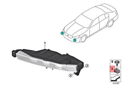 BMW OEM 14-18 X5-Front Fender Liner U-Nut 07147311312 | eBay