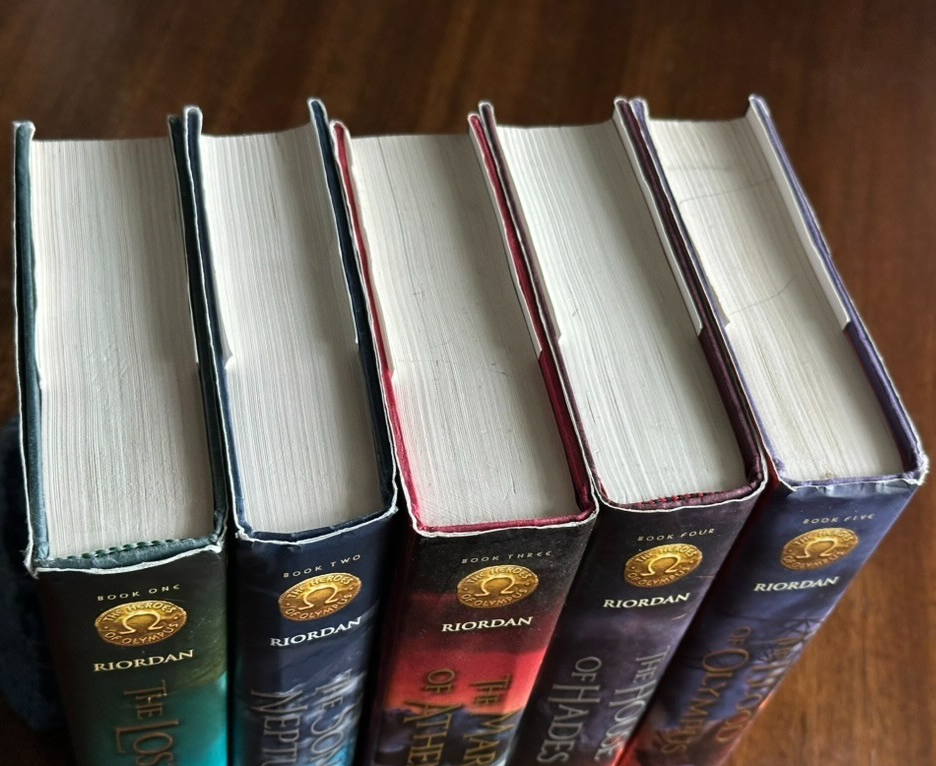 The Heroes of Olympus by Rick Riordan Complete Series #1-5 Hardcover ...