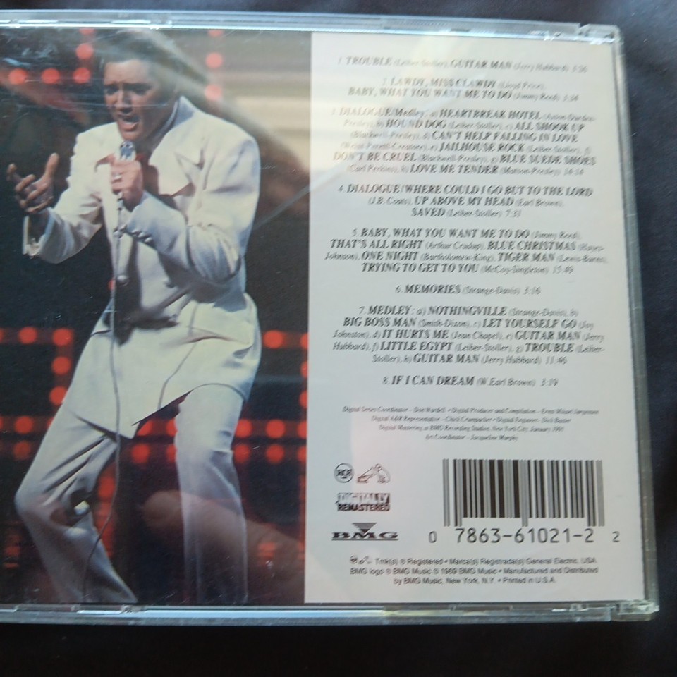 ELVIS NBC TV Special LIVE PERF CD LIKE NEW Restored NEW CD CASE ...