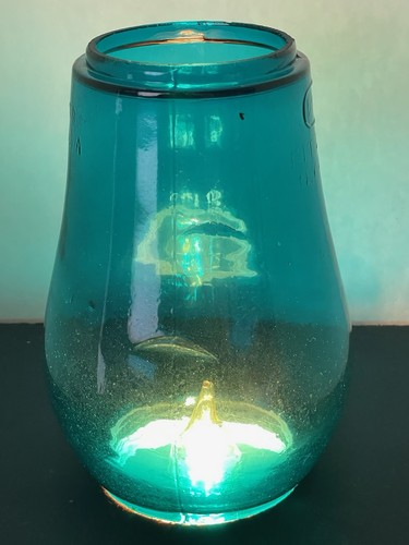 Dietz Fitzall Signal Green Teal/Blue Loc Nob Globe For Railroad Lantern ...