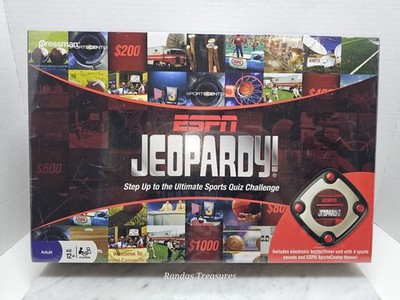 ESPN Jeopardy Ultimate Sports Quiz Challenge Game- Factory Sealed | eBay