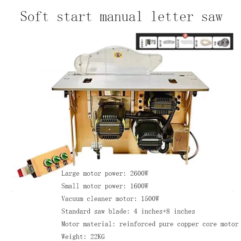 Soft Start Dust Free Electric Sub Saw Miter Table Saw Brushless Silent ...