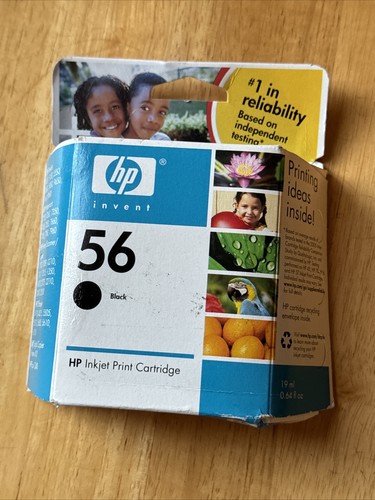 HP 56 (C6656AN#140) Black Ink Cartridge for sale online | eBay