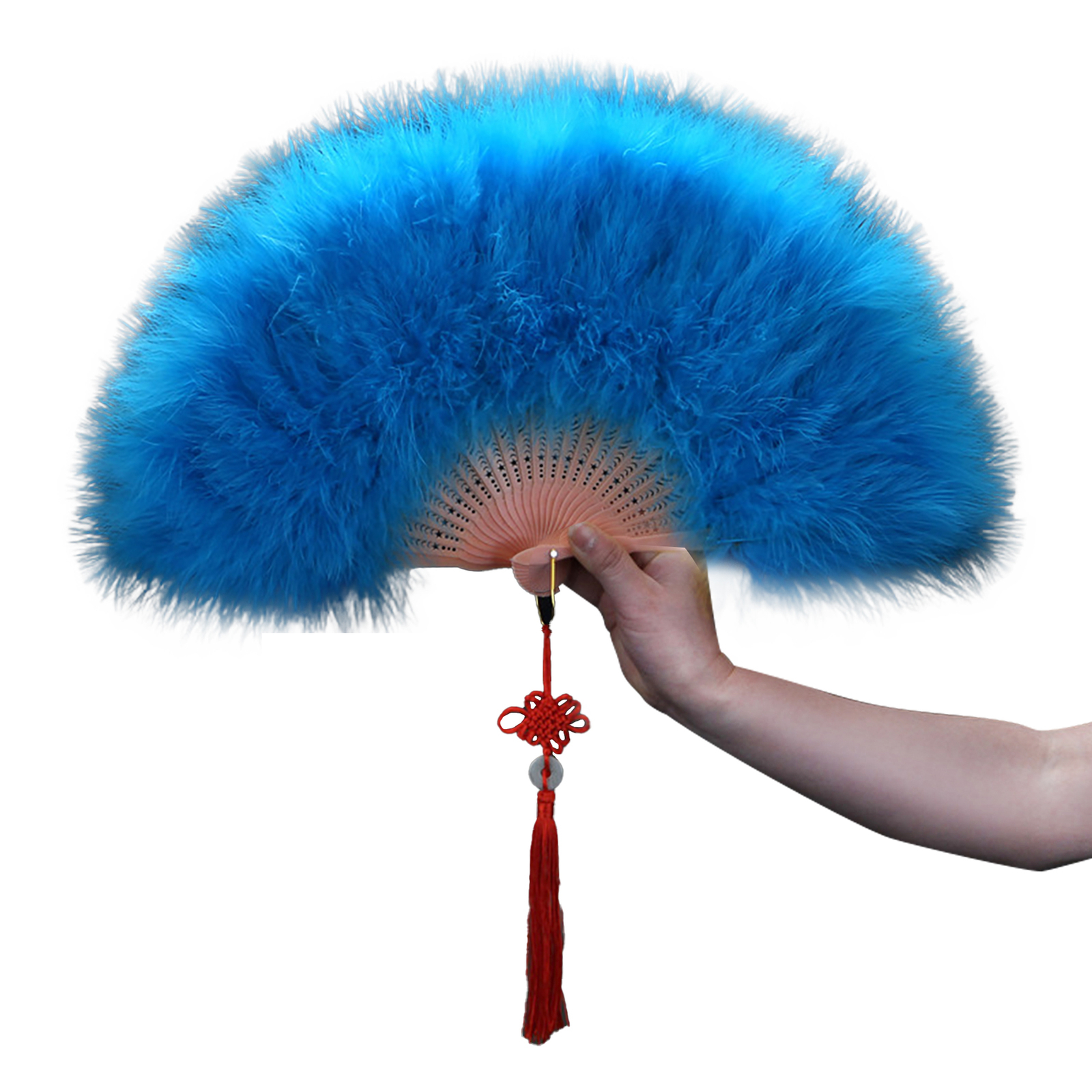 Hand Fan Fan-shaped Photography Props Vintage Female … - Gem