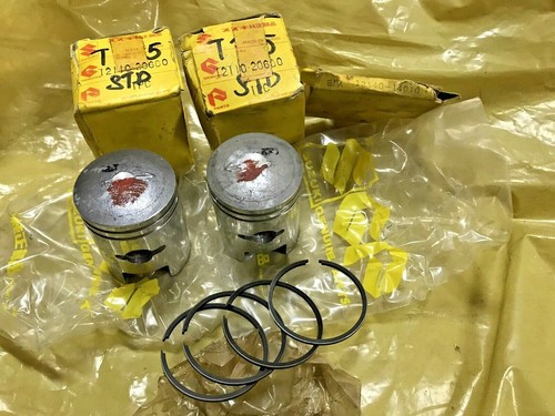 Suzuki T125 T125II T125R STINGER Piston&Ring STD NOS P/N 12110-20600&12140-14010 | eBay