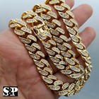 Hip Hop Super Mario Pendant & 18" Iced Cuban Box Lock Choker Chain ...