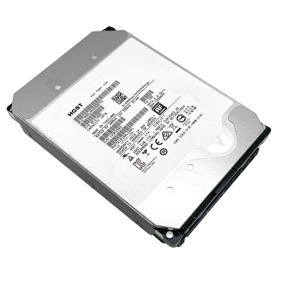 HGST Ultrastar HE10 HUH721010ALE601 10TB SATA 6Gb/s 7200RPM 3.5 ...