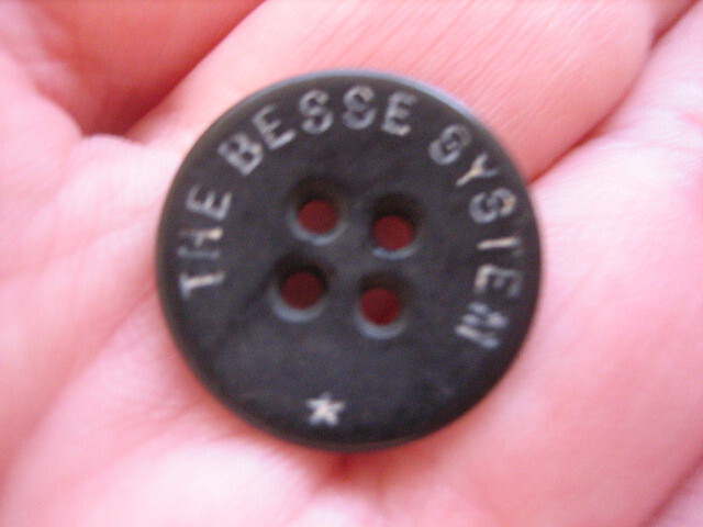 Vintage THE BESSE SYSTEM Small 5/8" Verbal Work Clothes / Brand Button ...