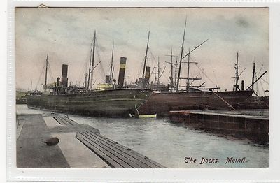 THE DOCKS, METHIL: Fife postcard (C25414) | eBay