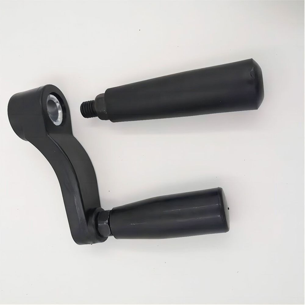 Black Hand Crank Handle M6 Crank Handle Round Hole Handwheel Machine ...