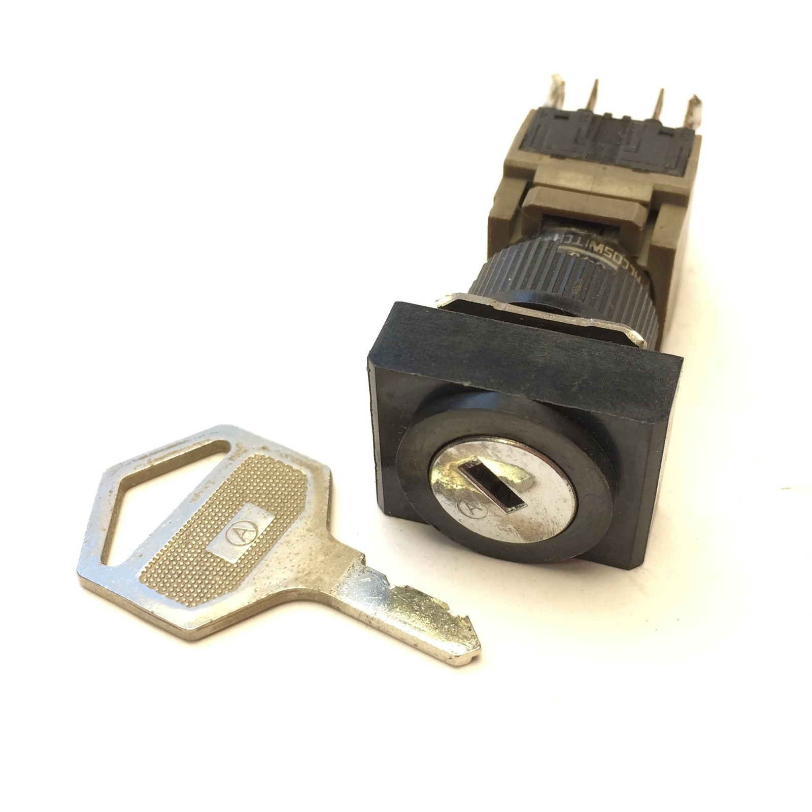 Alcoswitch 164J Maintained 2-Position Rotary Key Lock Selector Switch ...