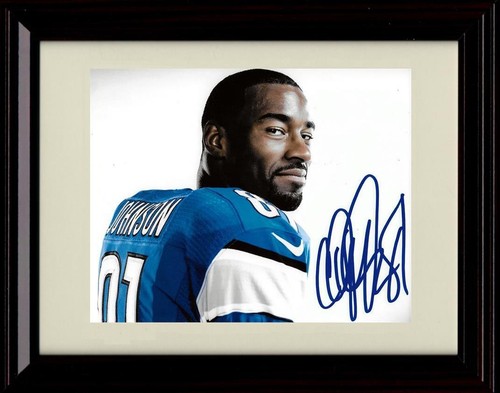 16x20 Framed Calvin Johnson - Detroit Lions Autograph Promo Print ...