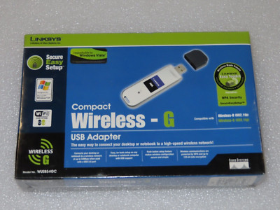 NEW Linksys/Cisco Systems WUSB54GC Compact Wireless-G USB Adapter G2 | eBay