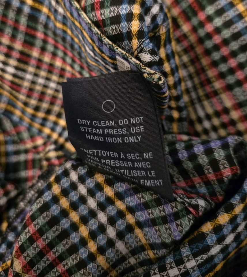 Robert Graham Multi-Color Checkered Long Sleeve Button Up Flip Cuff ...