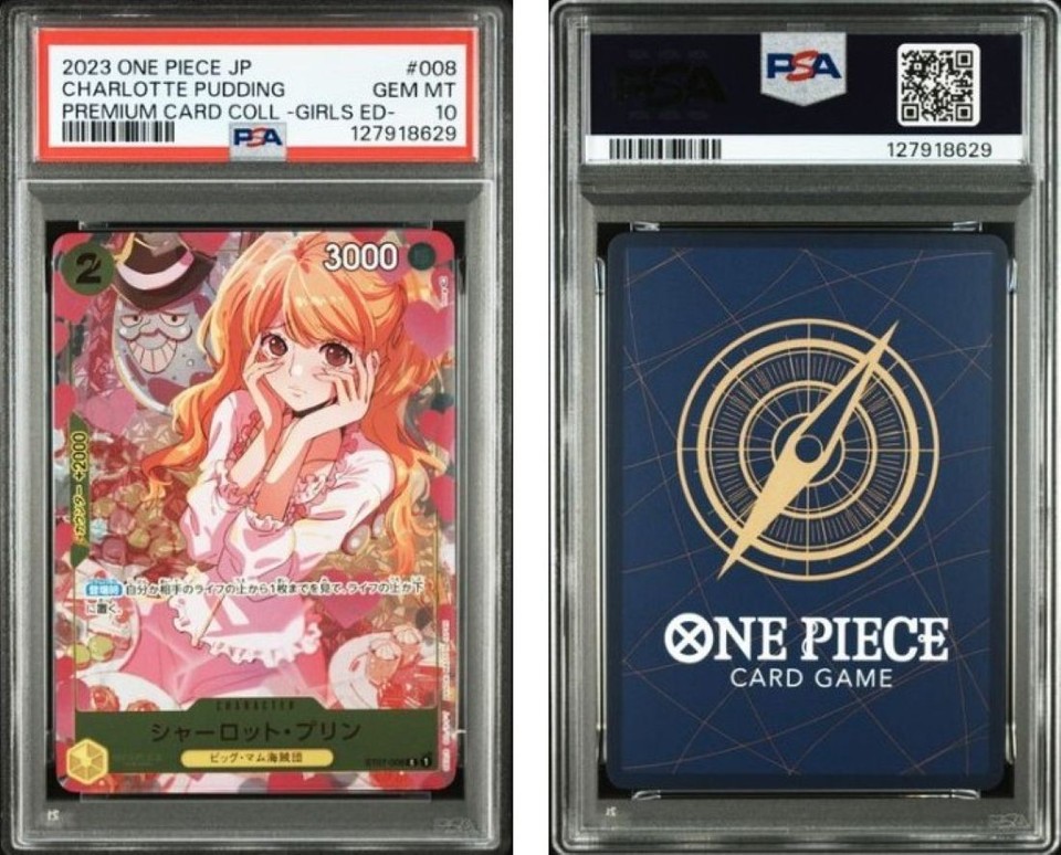 2023 JAPANESE ONE PIECE CARD CHARLOTTE PUDDING PREMIUM CARD COLL PSA 10 ...