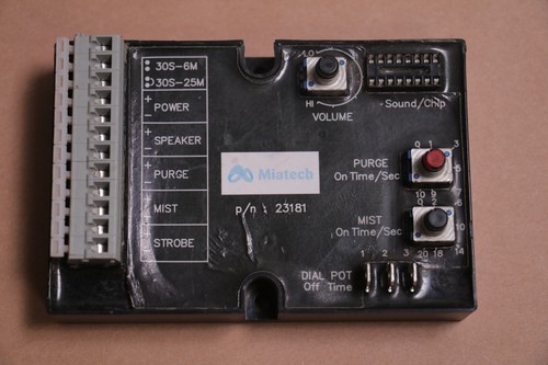 Miatech Timer Counter Module P/N 23181 - 24VAC - mist strobe 30s-6m 30s ...