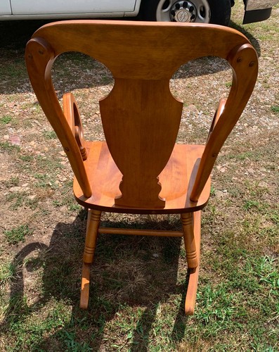 Mid Century Tell City Maple Farmhouse Rocker / Rocking Chair (R40) | eBay