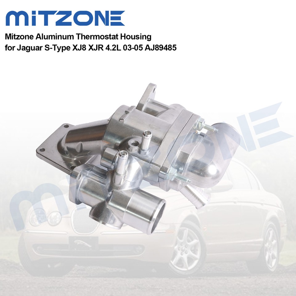 Mitzone For Jaguar S-Type XJ8 XJR 4.2L 03-05 Aluminum Thermostat ...