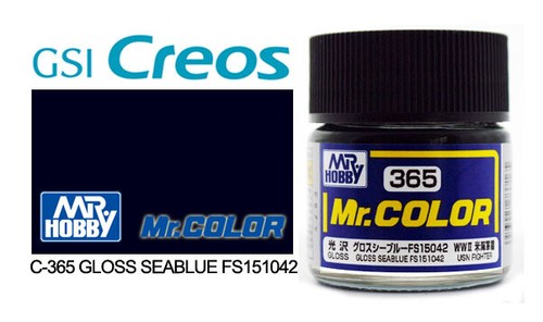 Gunze Mr Color C365 Gloss Sea Blue FS151042 10mL Lacquer Paint | eBay