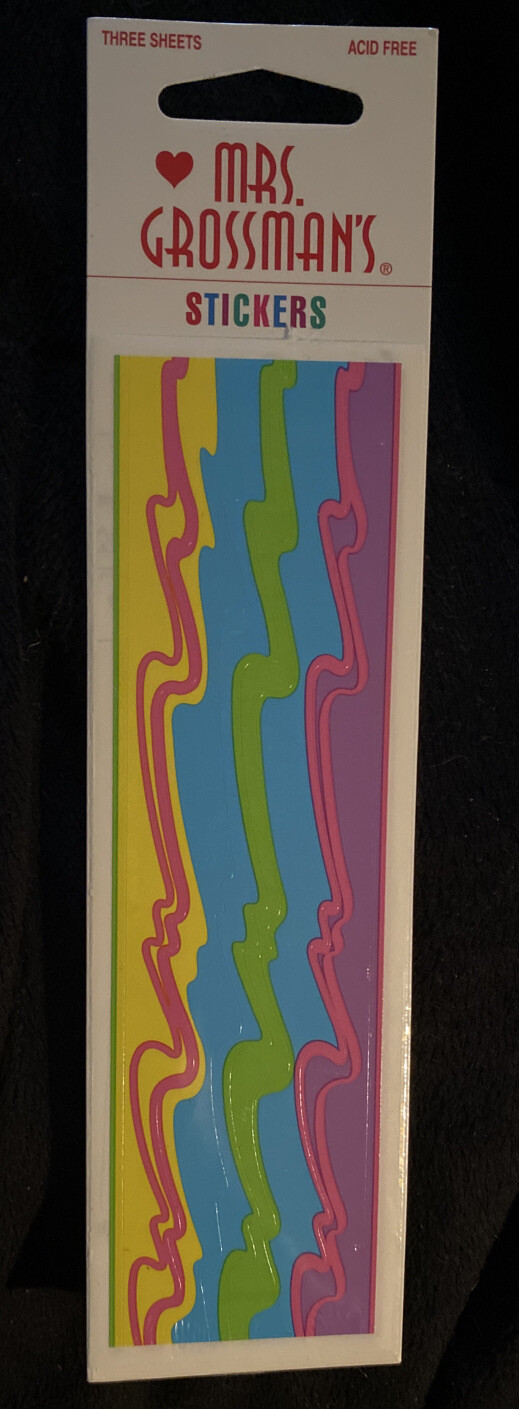 Vintage Mrs. Grossman's Stickers 1 Package 3 Sheets RARE 1999 | eBay