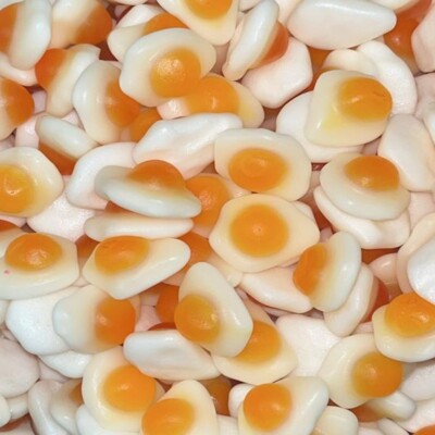 Mini Fried Eggs Easter Pick & Mix Sweets Pouch Kingsway (200g, 700g or ...