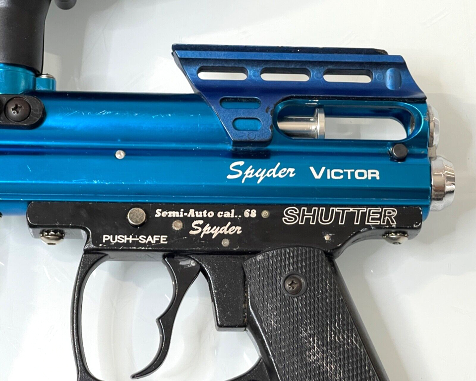 Blue Spyder Shutter Paintball Gun Vertical Tank Mount 12 inch Barrel | eBay